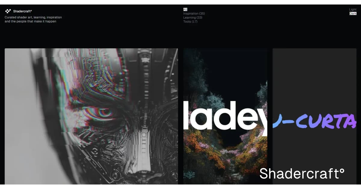 Shadercraft° — Curated shader art, learning, inspiration and the people that make it happen